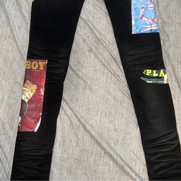 AMIRI | Jeans | Black Amiri Playboi Collab Jeans In Perfect Condition ...